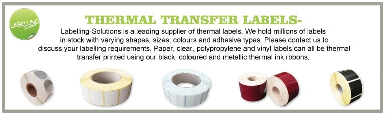 Thermal Transfer Labels - Labelling Solutions- label printer & labels
