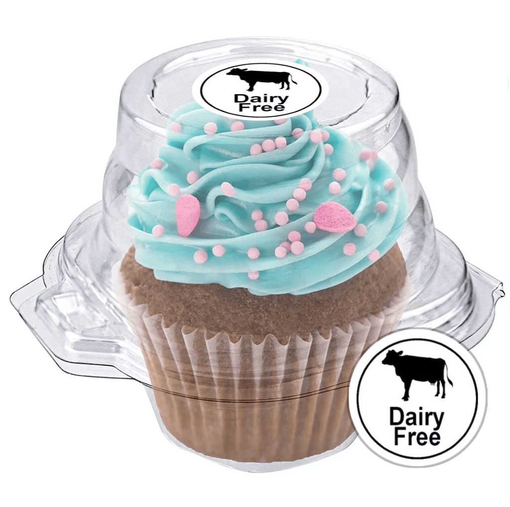 Labelling Solutions | 1000 x rolls 25mm round White Dairy free allergen ...